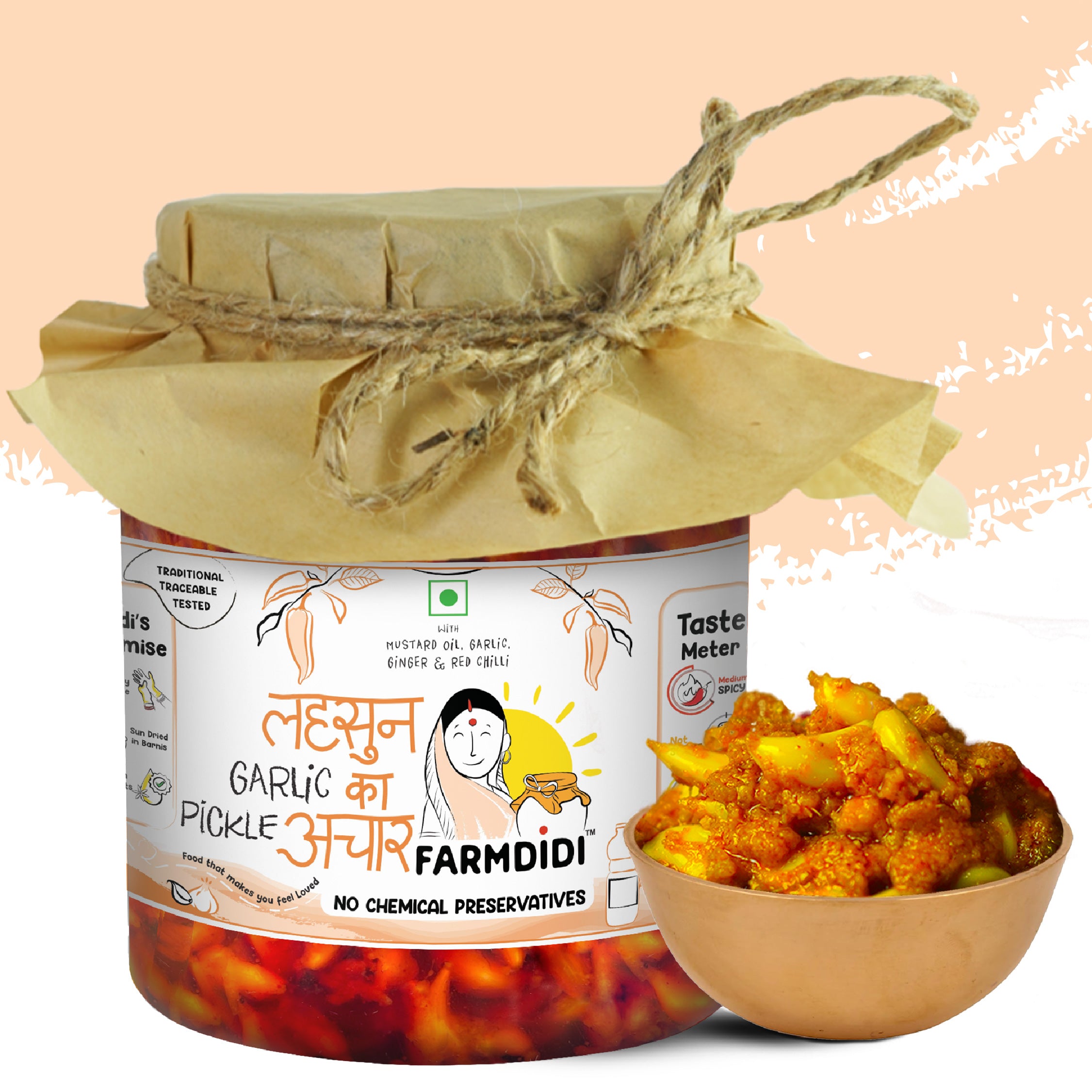 Buy Garlic Pickle Online | Lehsun ka Achar – Farmdidi – www.farmdidi.com