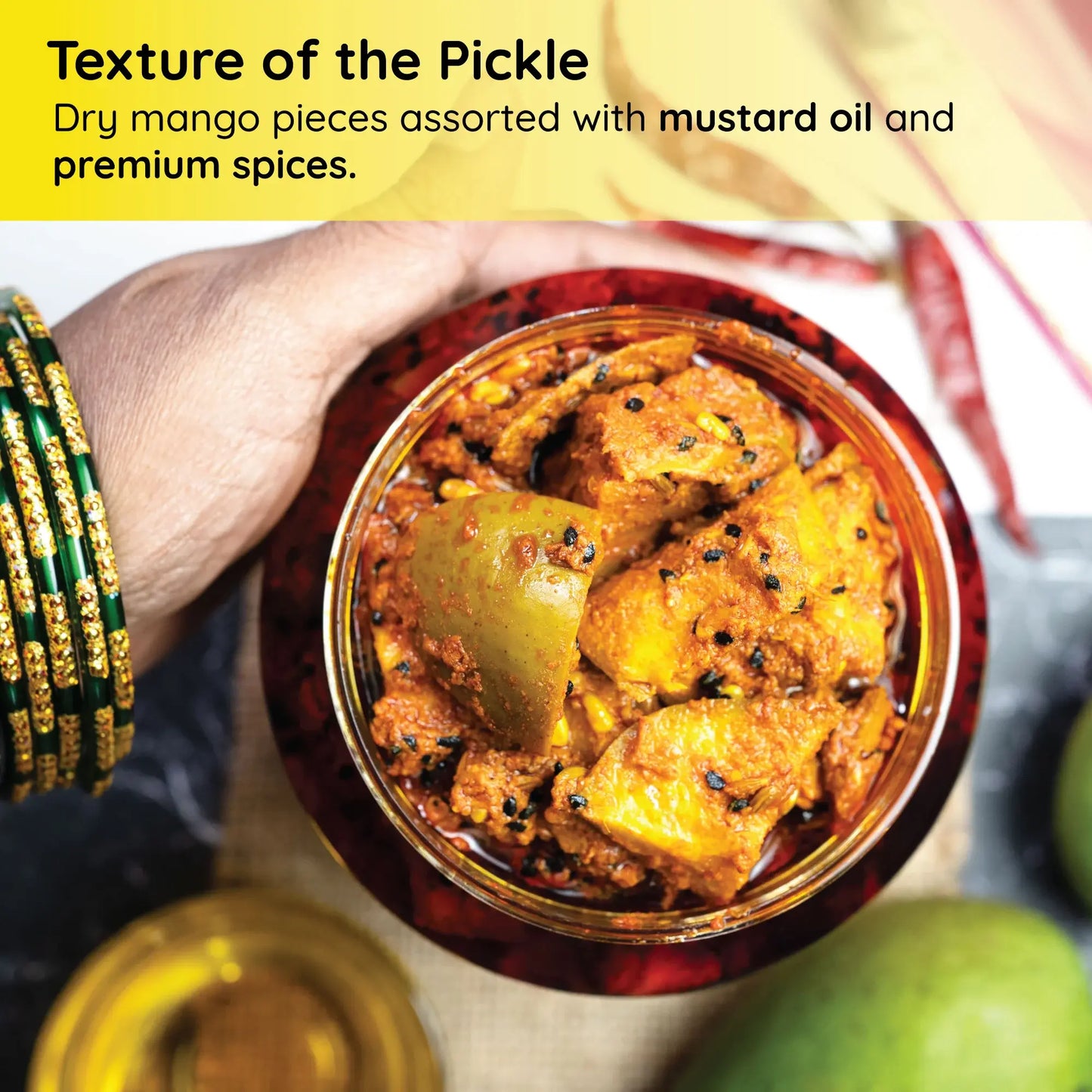 Punjabi Mango Pickle | North Indian Mango Pickle – www.farmdidi.com