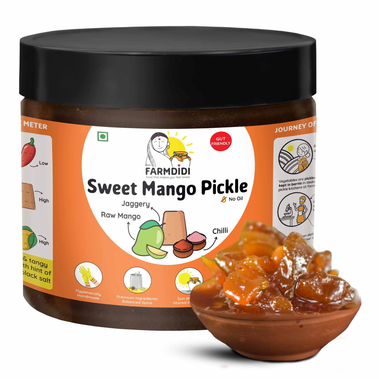 Buy Sweet Mango Pickle Online | Aam ka Meetha Achar – Farmdidi – www ...