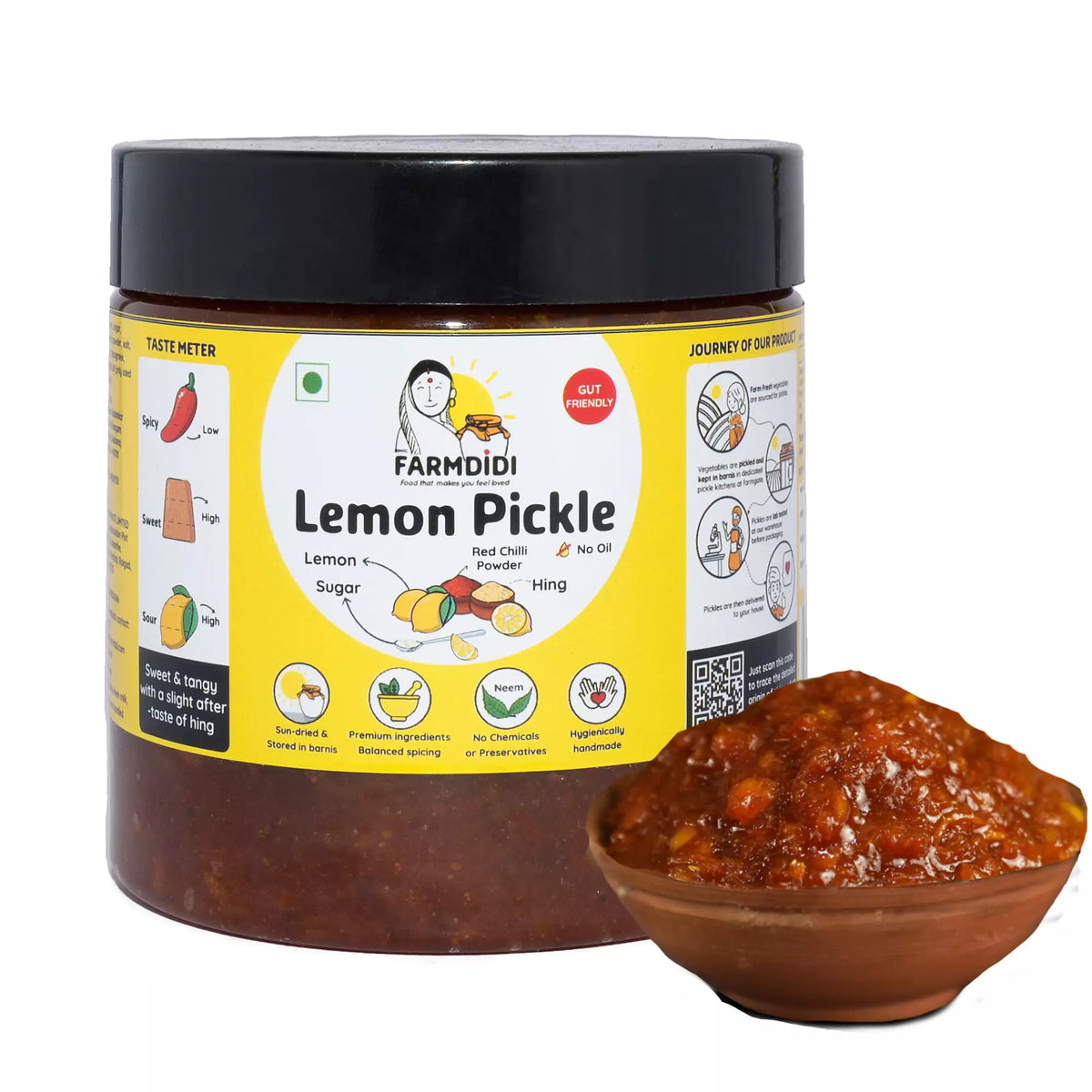 Buy Crushed Lemon Pickle Online | Nimbu ka Achar – Farmdidi – www ...
